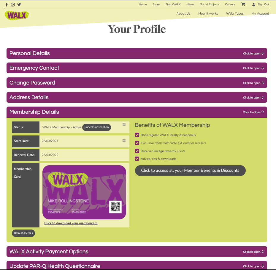 Membership explained..................... - WALX Online Store